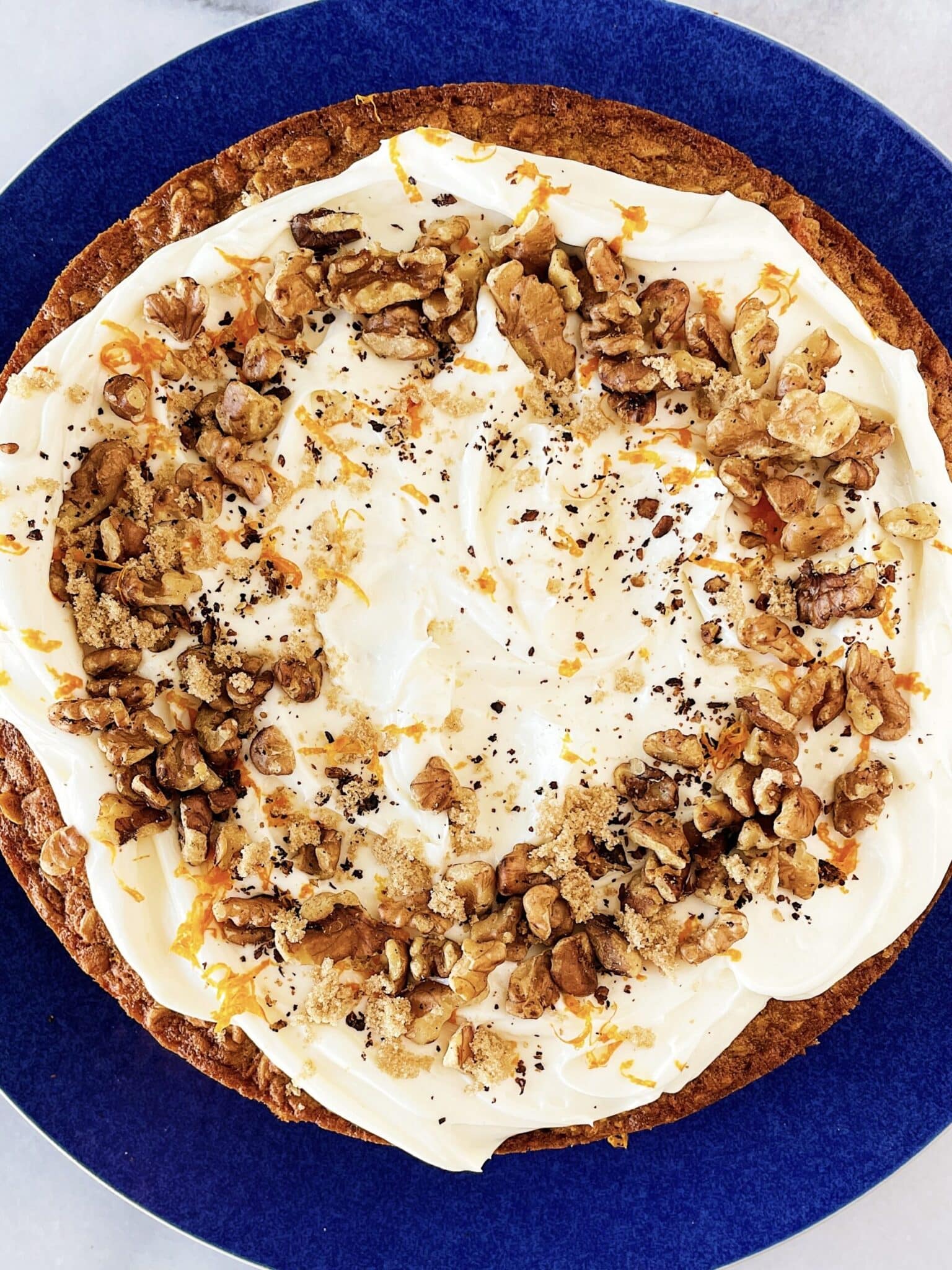 Goat Cheese Frosted Carrot Cake - Carolina Gelen