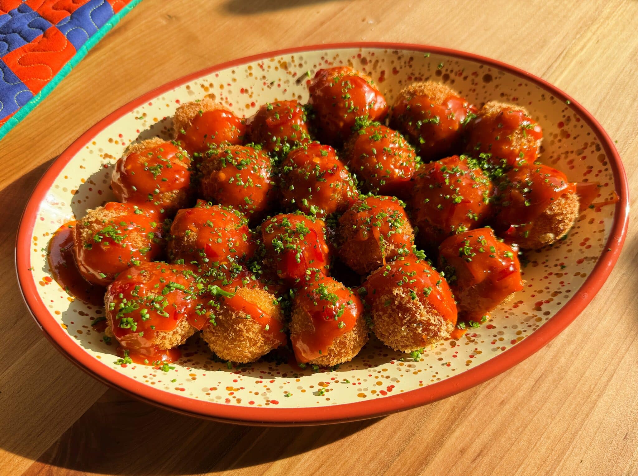 Fried Feta Balls with Hot Honey - Carolina Gelen