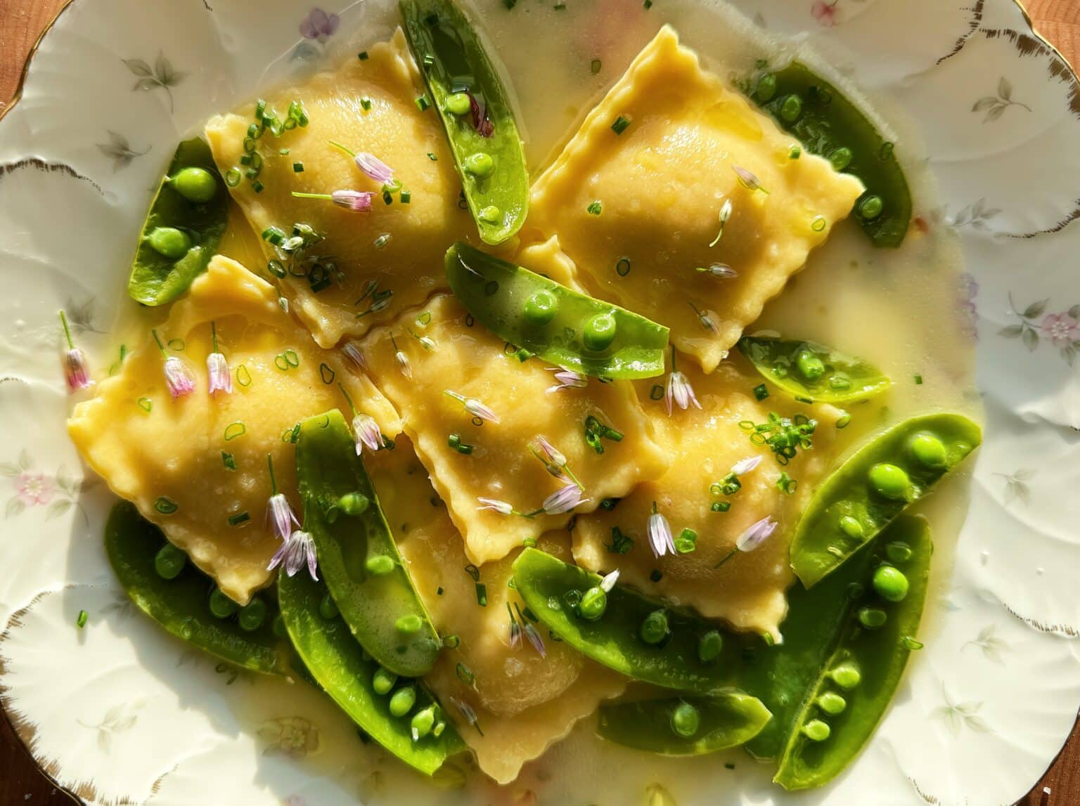 Herbed Goat Cheese Ravioli - Carolina Gelen