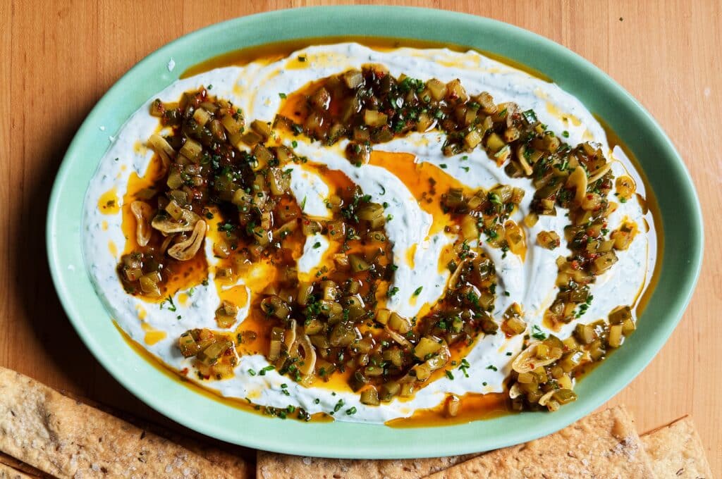 Spicy Pickle Ranch Dip - Carolina Gelen